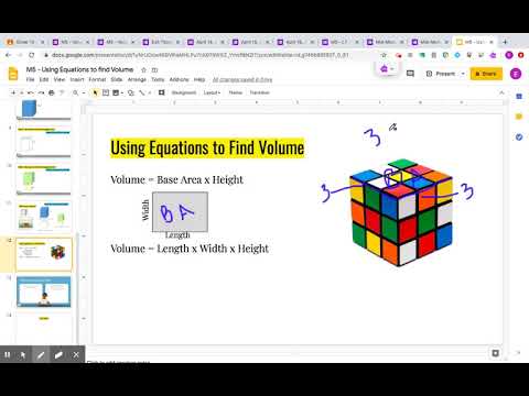 Length x Width x Height - Review Week