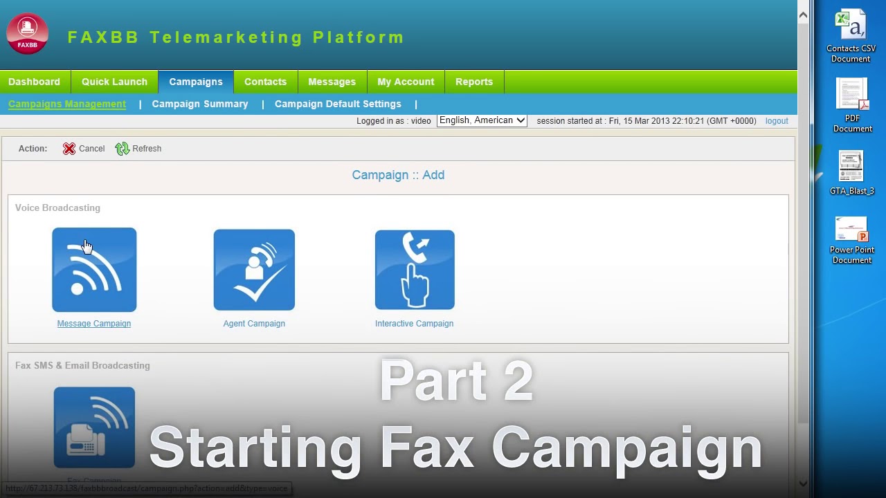 FAXBB  User Guide | Fax Broadcasting | Fax Blasting | Fax Advertising
