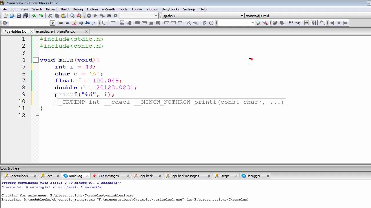 C Programming Tutorial | Integer Format Specifier & Variable | Chap-2 | Part-10