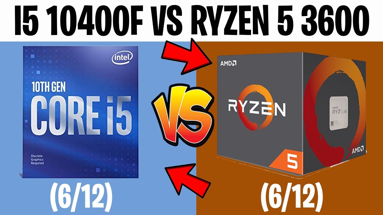 Intel I5 10400F VS AMD Ryzen 5 3600 Comparison | Best Cpu For Gaming And Streaming 2020
