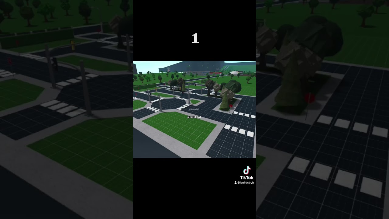 Bloxburg Town Layout Inspo! #shorts #roblox