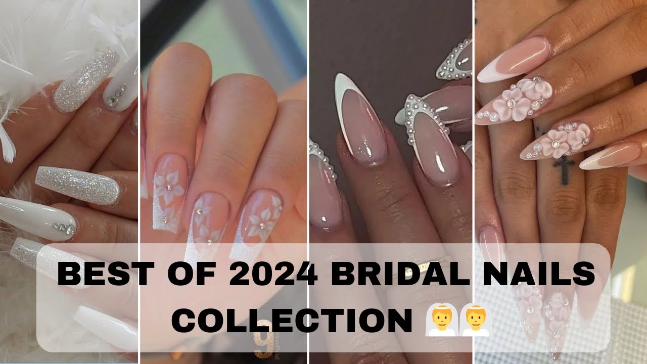 Types Bridal Nail Designs for 2025💍 #BridalNails #WeddingNailIdeas #BrideNailTrends #nails #nailart