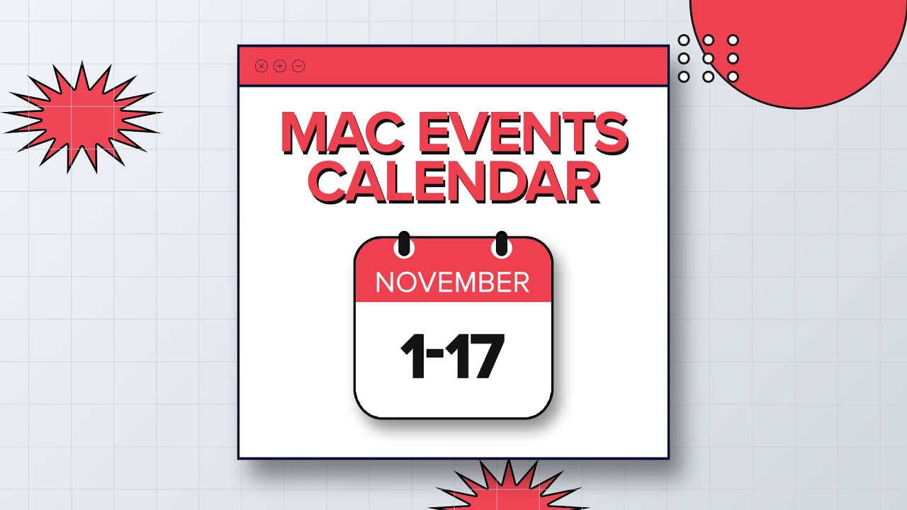 Mac Events Calendar: November 5th
