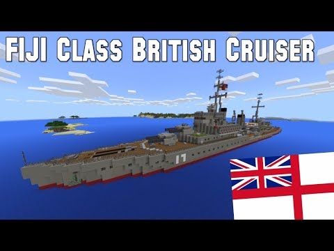 FIJI - British Crown Colony-class Cruiser - Minecraft Windows 10 ...