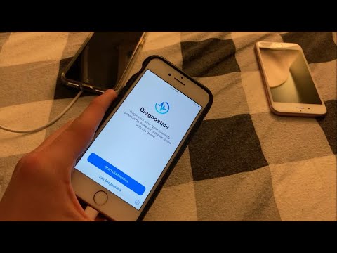 What was the first iPhone with diagnostics mode?