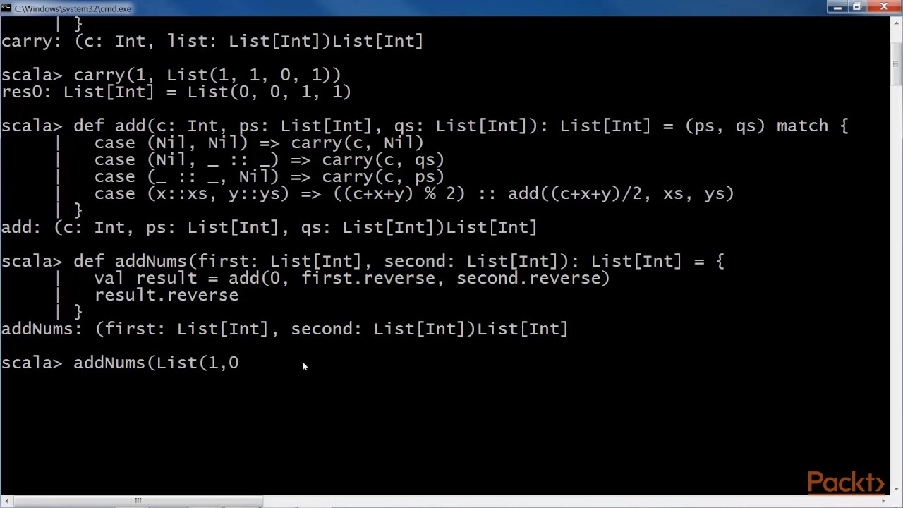Functional Data Structures and Algorithms : More List Algorithms | packtpub.com
