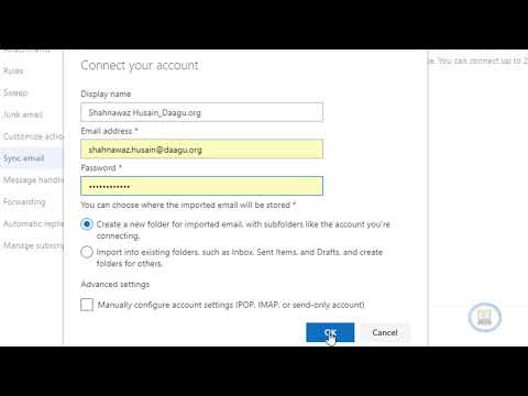 How to configure cpanel email with Outlook or hotmail