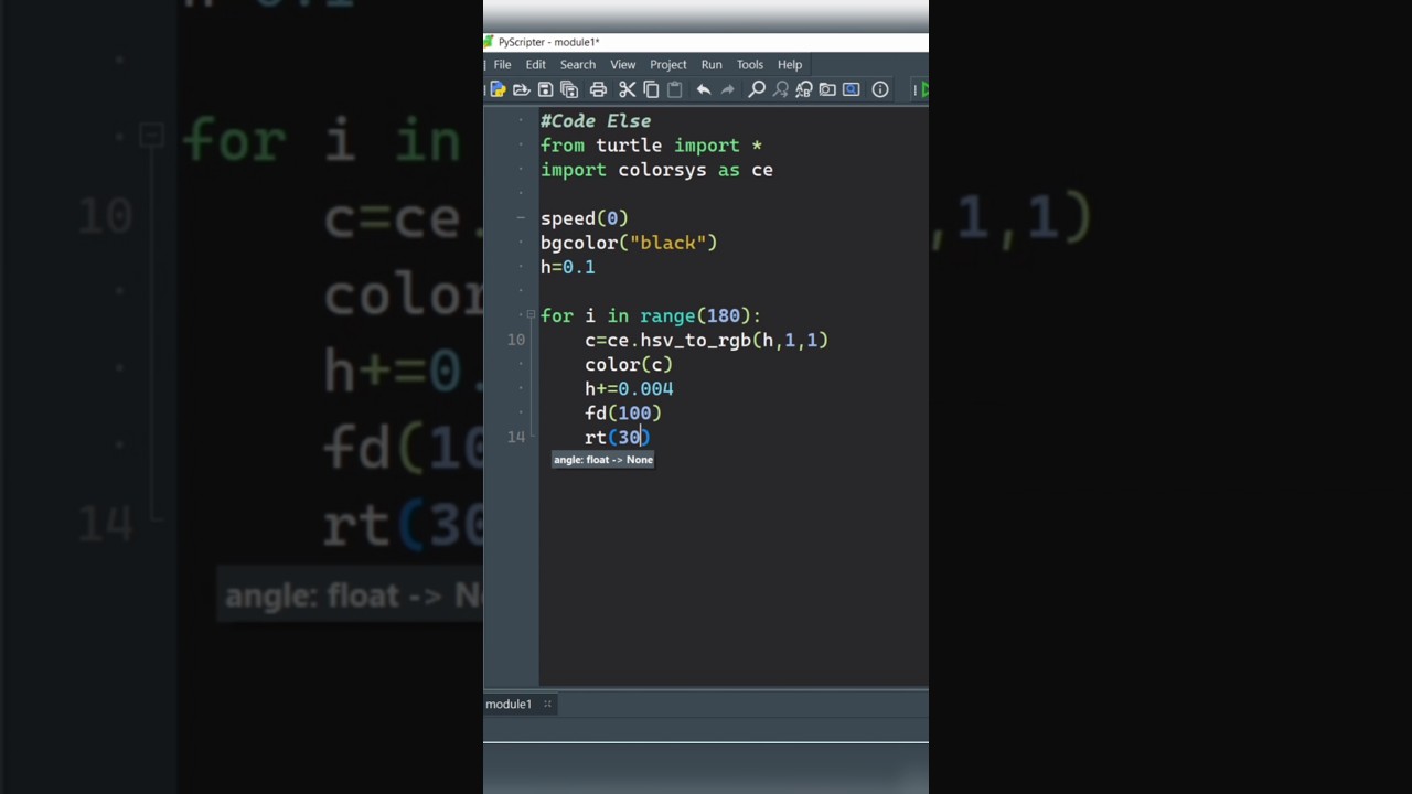Easy And Simple Turtle  | #shorts | Code Else