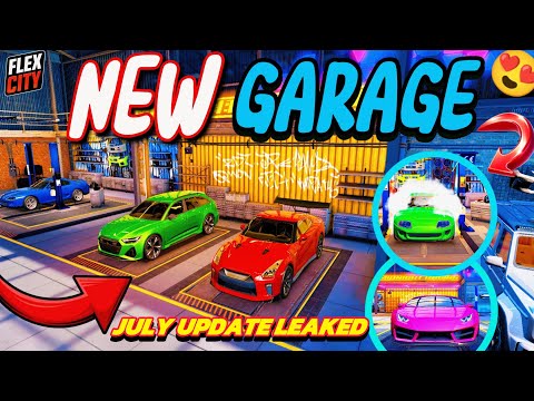 FLEXCITY JULY UPDATE LEAKED | GARAGE SYSTEM IS FINALLY HERE