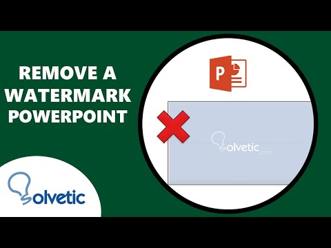 How to Remove a Background or Watermark in PowerPoint ✔️