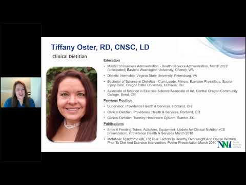 A Panel Discussion: How Clinicians Utilize Food Based Tube Feeding Formulas
