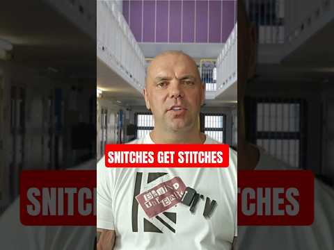 SNITCHES GET STITCHES- PRISON RULES #prisoner #hmp #crime #prisonlife