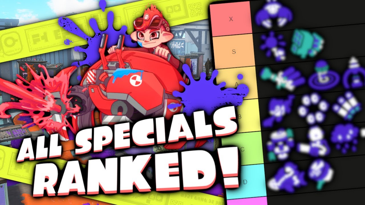 Pro Ranks Every SPECIAL And SUB In Splatoon 3