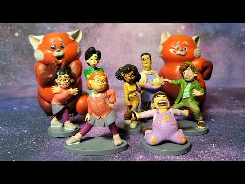4K Disney Pixar Turning Red Deluxe Figurine Set Unpacking and Review!