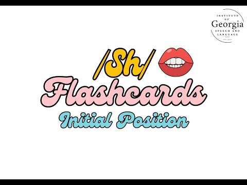 Sh - Sound Flashcards (Initial Position) Word & Sentence Level