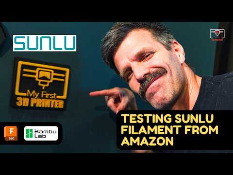 Testing 3D Printing Filament From Amazon (SUNLU PLA)