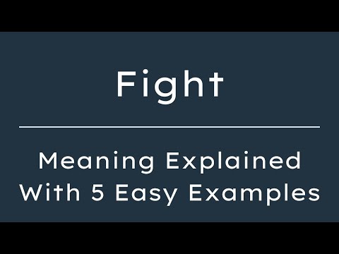 What Does Fight Mean? Fight Meaning in English With 5 Example Sentences