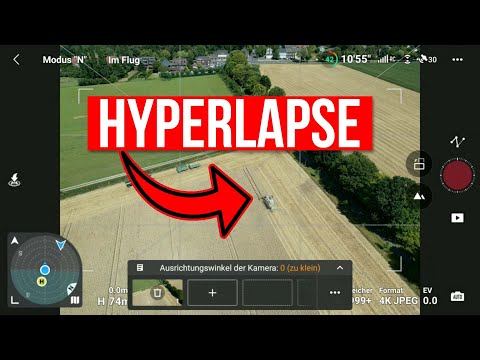 DJI Mini 3 Pro Hyperlapse Anleitung: So funktioniert Waypoints Kreisen und Kursverriegelung