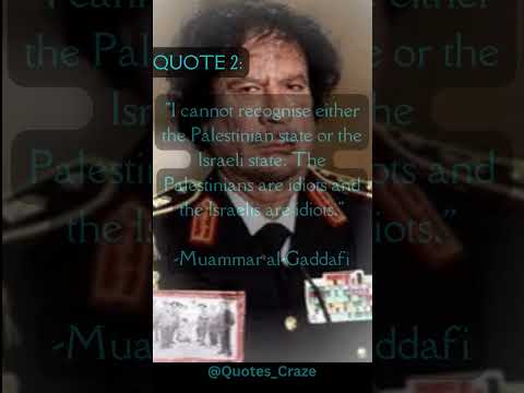 3 Quick Quotes from Muammar al-Gaddafi #muammaralgaddafi #shorts #ytshorts #quotes #history