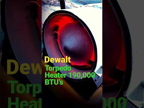 Dewalt Diesel Torpedo Heater 190,000 BTU’s