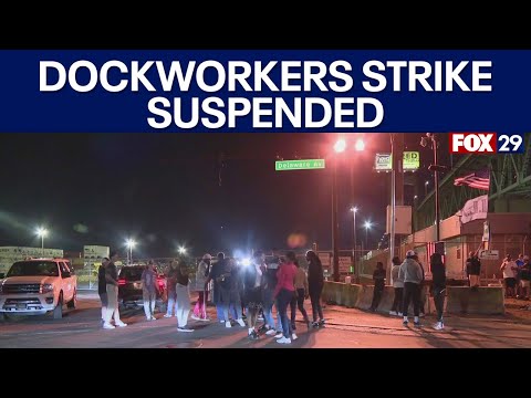 Dockworkers' union suspend strike until January: Philly workers react
