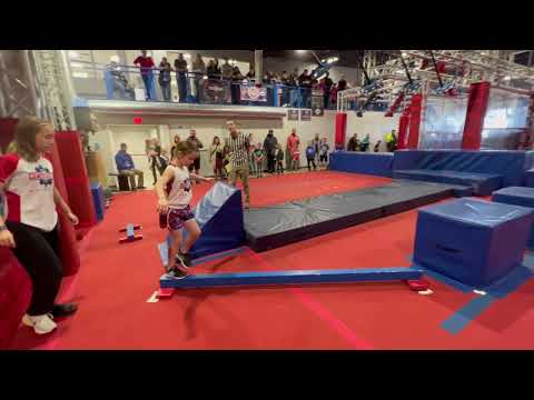 Ninja Warrior Gabby Licata World Ninja League 1st Place Run at The Warrior Factory Syracuse
