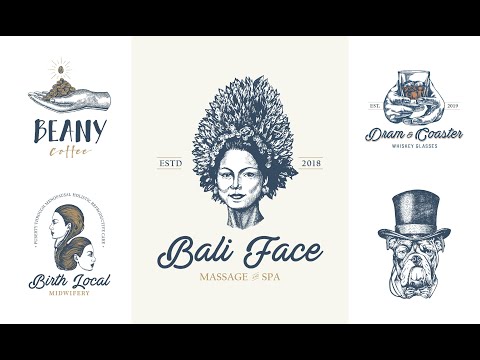 I will create a classy hand drawn logo for you