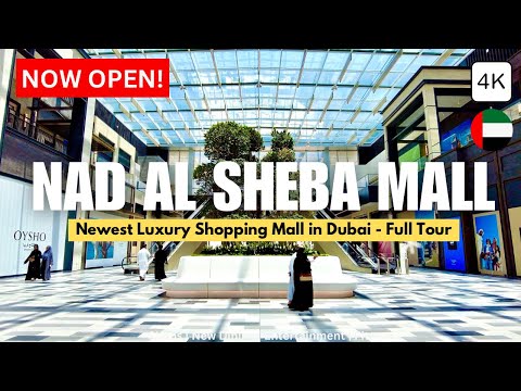 Inside Nad Al Sheba Mall Dubai! Newest Luxury Shopping & Dining Destination (4K walking tour) 🇦🇪