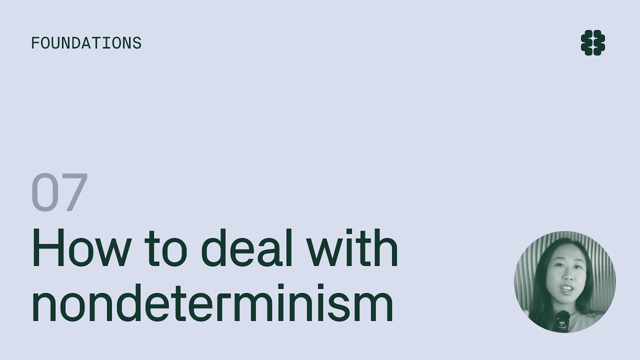Module 7: How to deal with nondeterminism