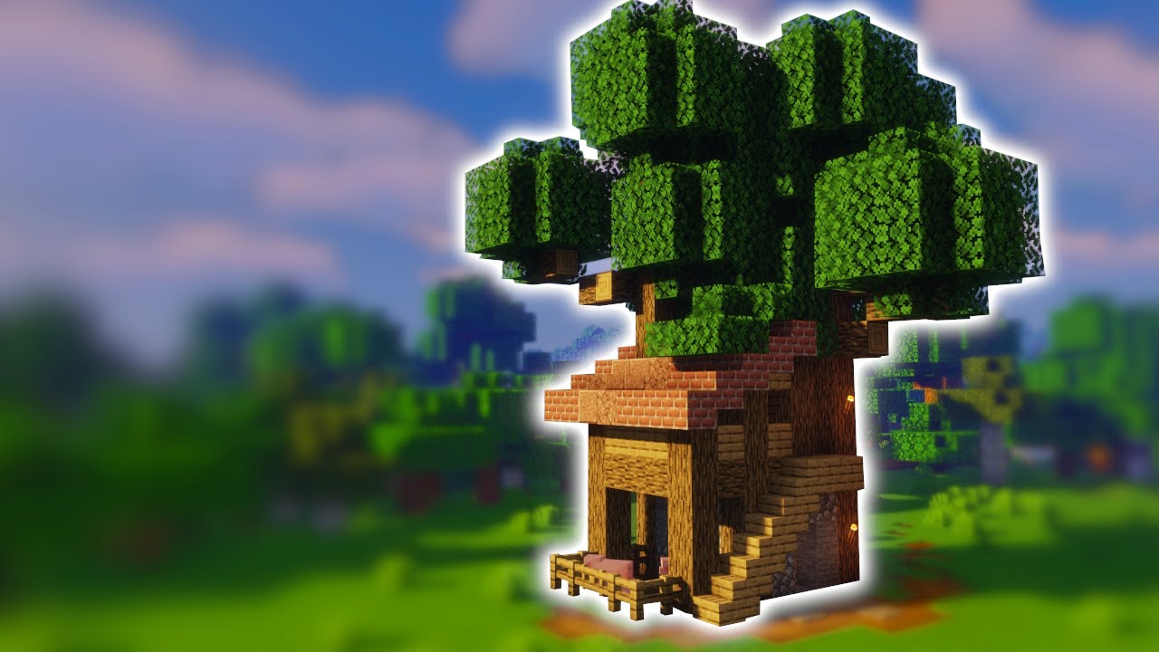 Minecraft: Simple Forest Starter Base 🌳 Tutorial - Minecraft Builders