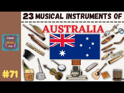 23 MUSICAL INSTRUMENTS OF AUSTRALIA | LESSON #71 | LEARNING MUSIC HUB