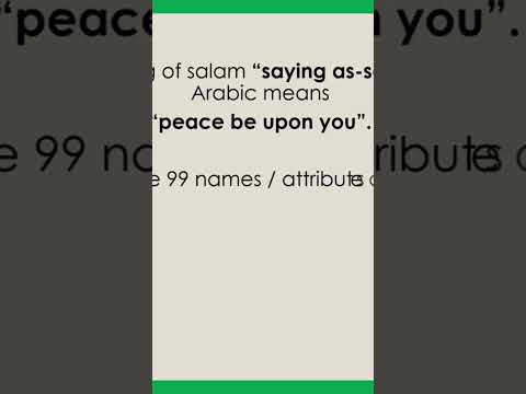 As Salam Alaykum - watch the full video on Duas- Your Channel