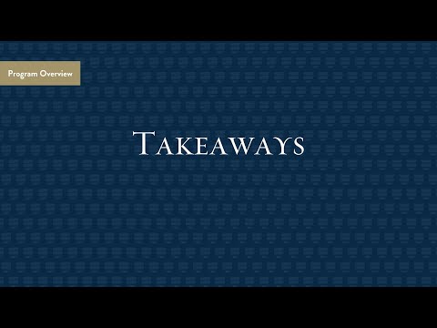 Takeaways