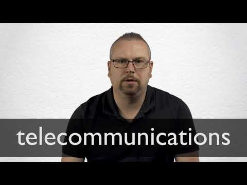 TELECOMMUNICATIONS definition and meaning | Collins English Dictionary