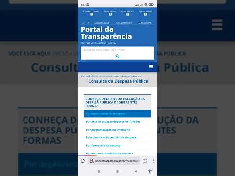 Como acessar o PORTAL DA TRANSPARÊNCIA!