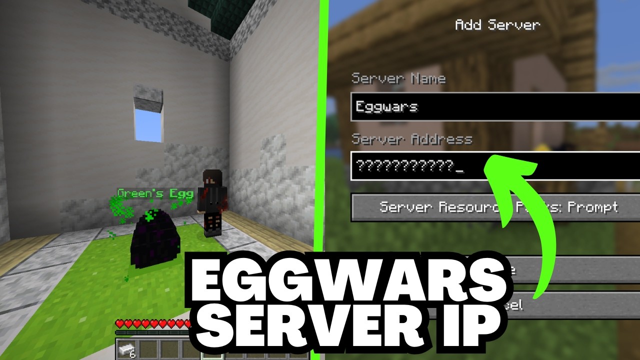 Minecraft Eggwars Server IP Address 2026