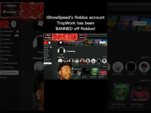 IShowSpeed - Roblox Banned Account
