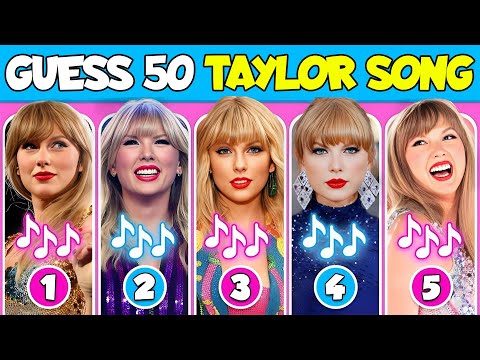 Guess Top 50 Taylor Swift Songs ๐ค Most Popular Music Quiz๐Swiftie Test