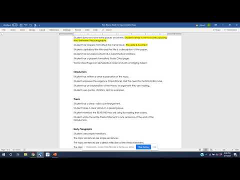 Argumentative Essay Peer-Review