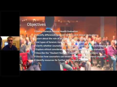 Introduction to Forensic Mental Health Evaluation for Counselors