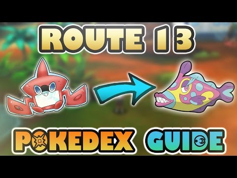 ROUTE 13 COMPLETE POKEDEX GUIDE - Pokemon Sun and Moon