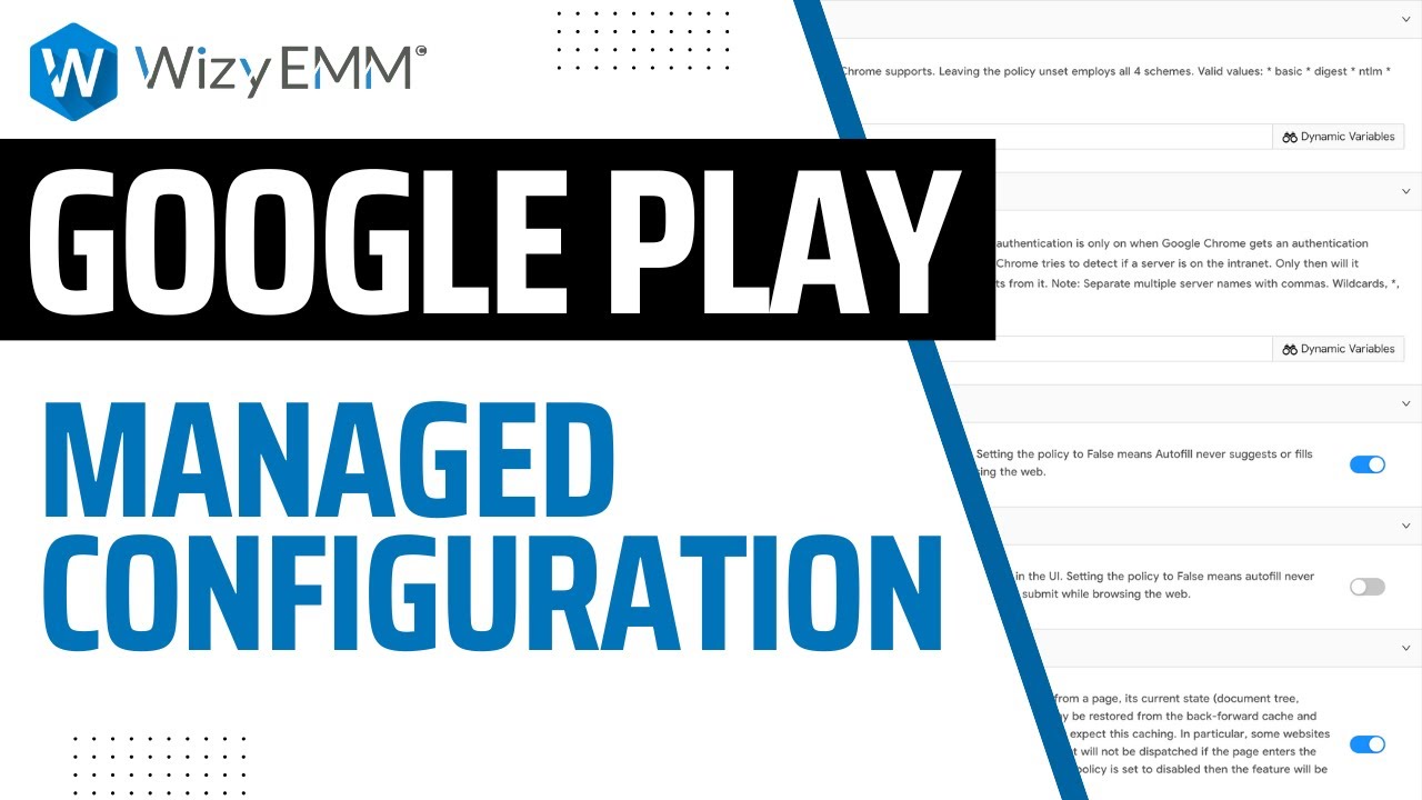 Configure your Android app directly from WizyEMM