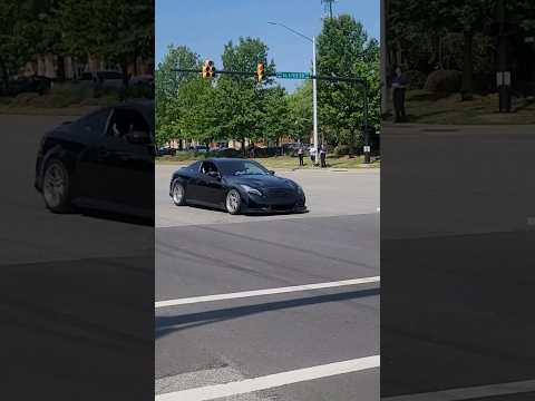 Insane Loud Infiniti G37 Takes Off From Stop Light π¦#cars #carsandcoffee #shorts #infinity