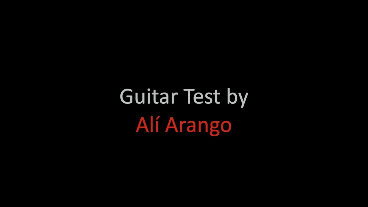 Alí Arango - Guitar Test - Festival Sor 2022