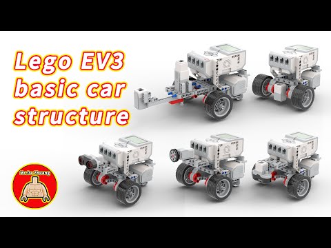 LEGO EV3 basic car structure 8 ways to use ( with tutorial ) (Lego ev3 45544)