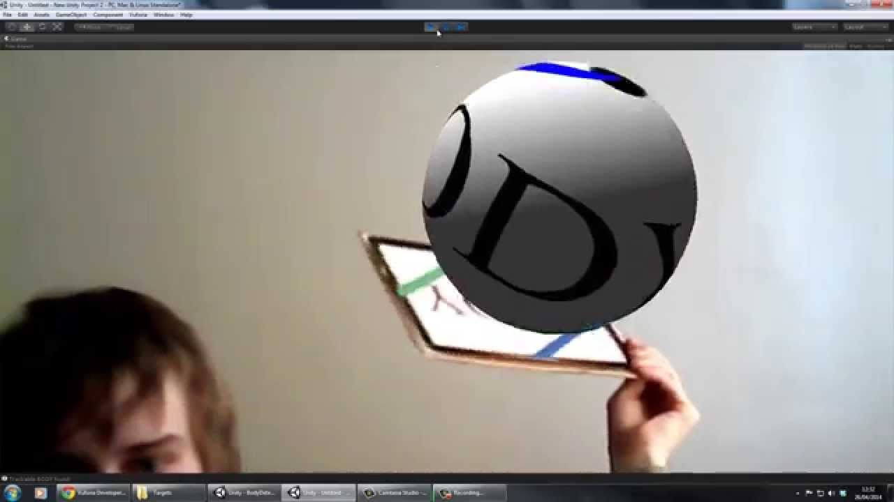 Unity 3D - Augmented Reality - Vuforia Library