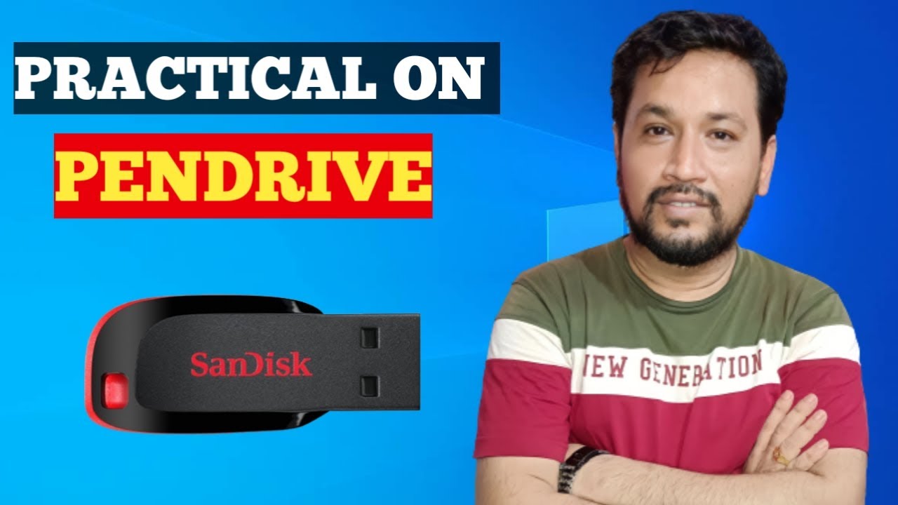 Practical On Pendrive || Softech Computer Education
