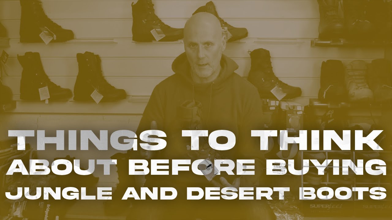 Things to think about before buying jungle and desert boots | Camouflage Store