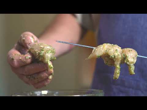 Basil Chicken Spiedini