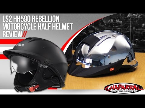 LS2 HH590 Rebellion Motorcycle Half Helmet Review